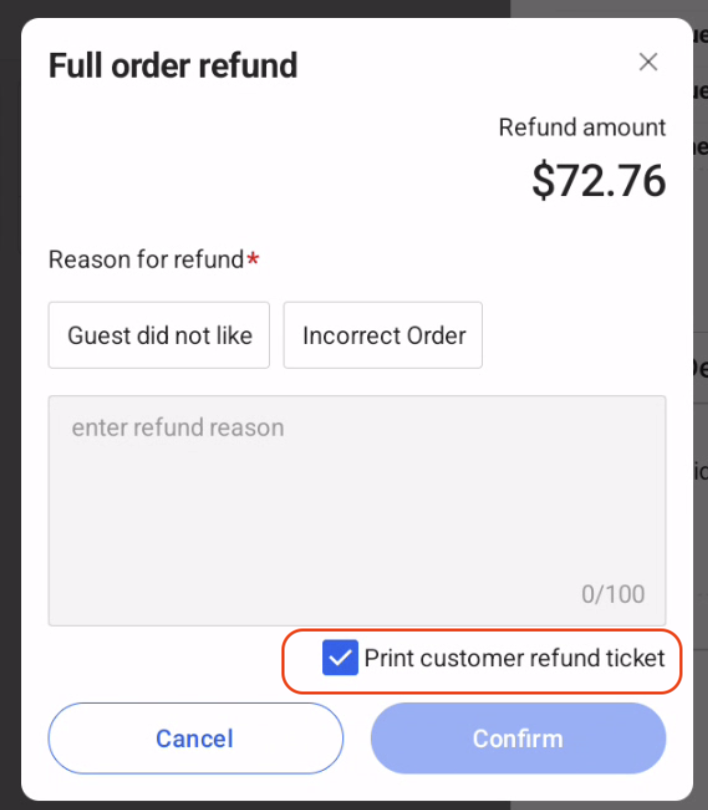 Customer and Merchant Refund Receipts – Peppr
