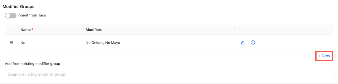 Create Modifier Groups and Modifiers – Peppr